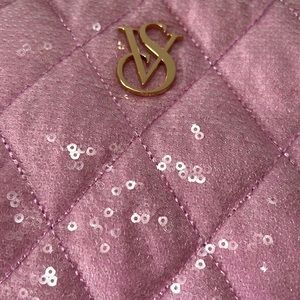 Victoria's Secret | Bags | Victorias Secret Cosmetic Bag Pink Bling ...